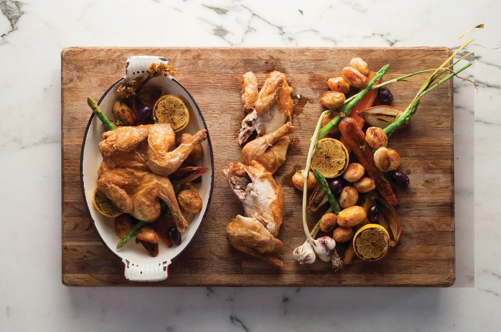 Garlic Roasted Spring Chicken recipe - Served Magazine #7