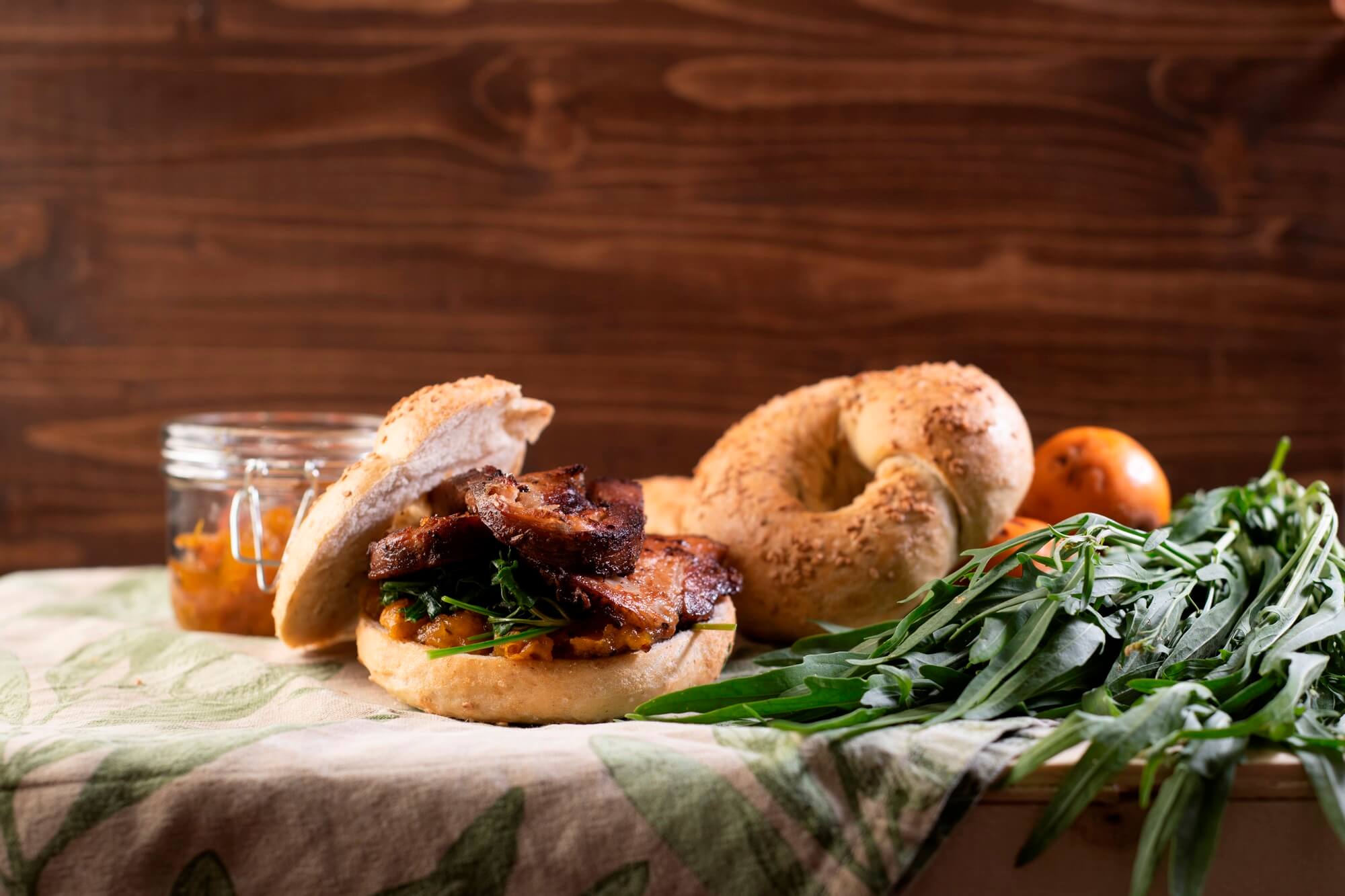 Maltese savoury recipe - Savoury Qaghaq tal- Gunglien with pork belly