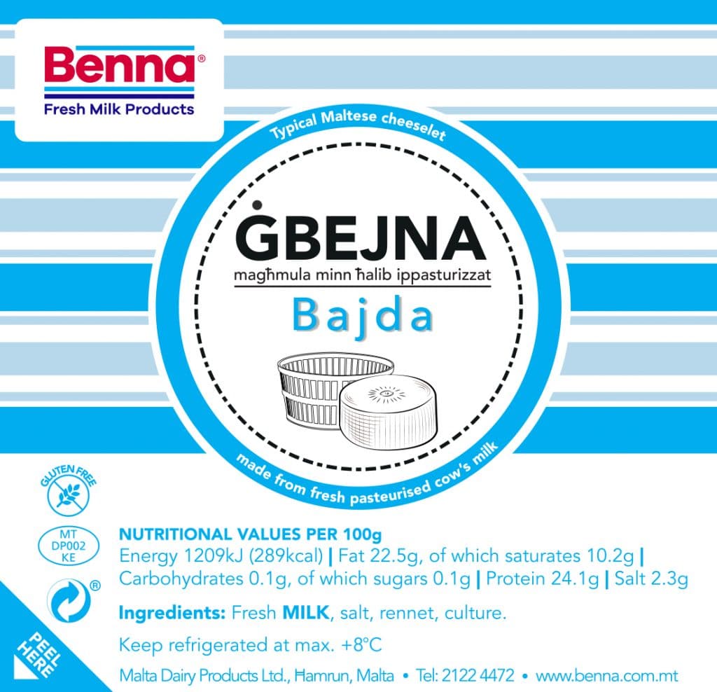 Pancakes brimming with spring goodness and Benna cheese